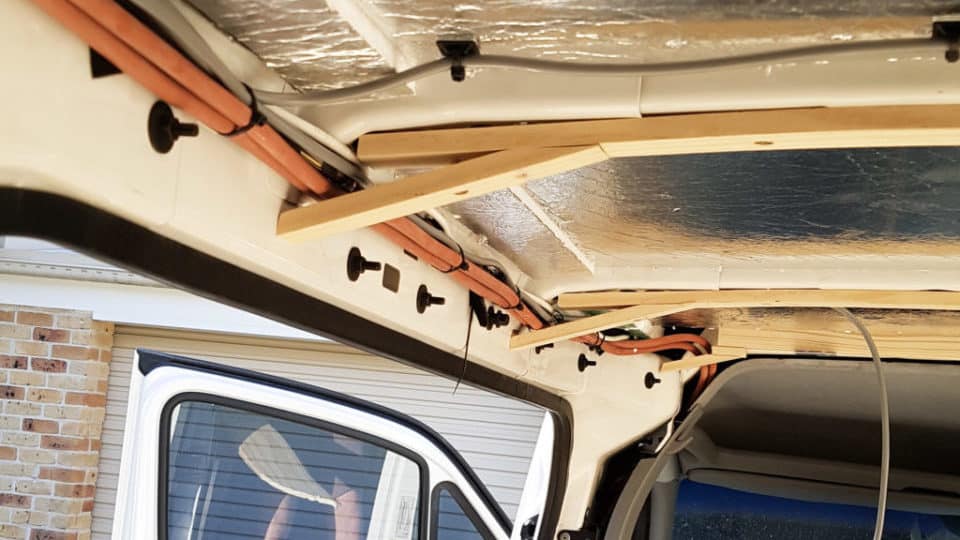 Van Build | Ceiling - Tracks Less Travelled